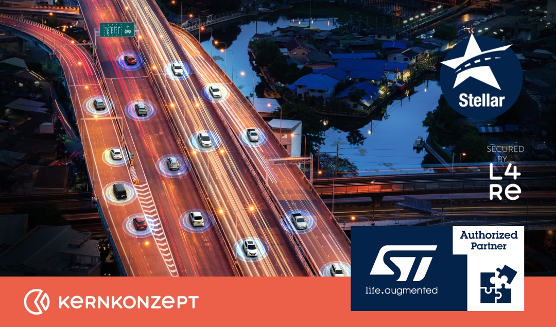 L4Re Micro Hypervisor now on STMicroelectronics' Stellar MCU Platform - Kernkonzept